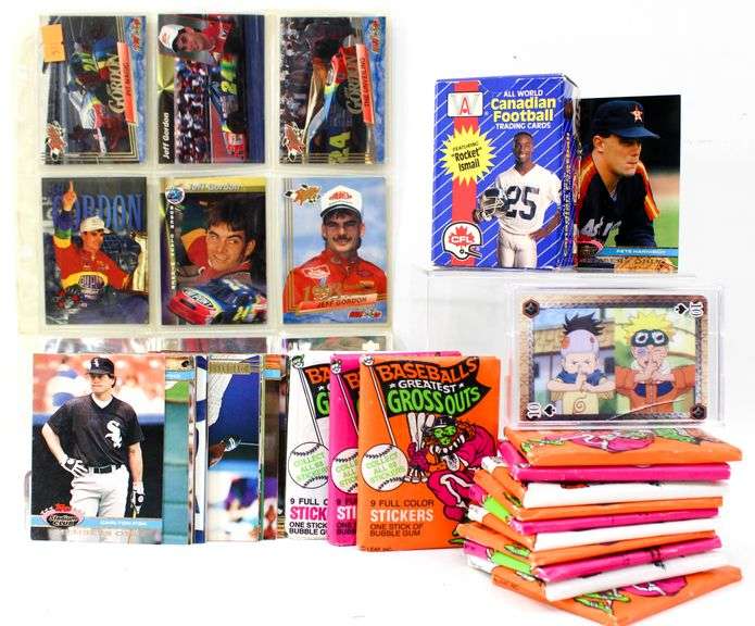 Vintage Sports Trading Cards, Gross Outs Stickers, and More - See ...