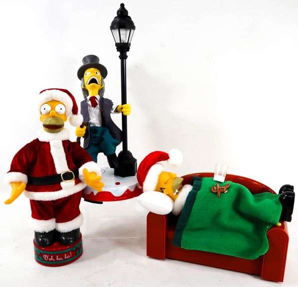 "The Simpsons" Holiday Character Figurines - Bunting Online Auctions