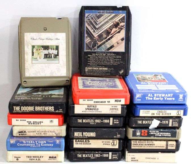 Eight-Track Cartridges: Chicago, The Beatles, Neil Young, The Doobie ...