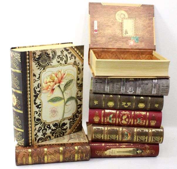 Book-Boxes - Decorative Storage Boxes - Bunting Online Auctions