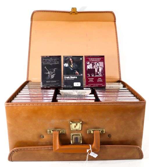 Vintage Cassette Tapes with Storage Case. Frank Sinatra, The Greatest ...