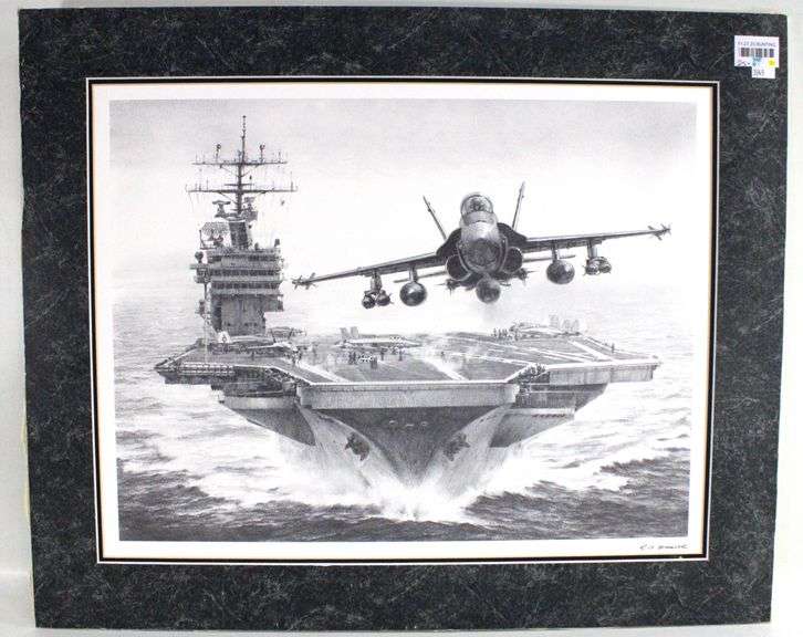 R.G. Smith Aviation Art - Signature Presentation - Aircraft Carrier ...