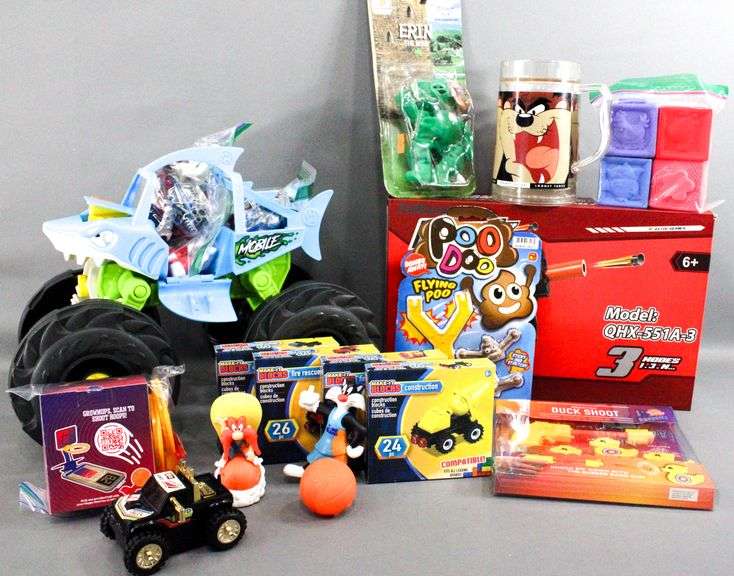 PooDoo Flying Poo Toys - and - Make-It Blocks Construction Toys - and ...