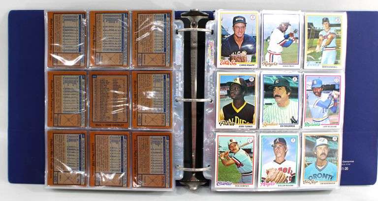 1978 Topps Baseball Complete set in album and Near Mint to Mint ...