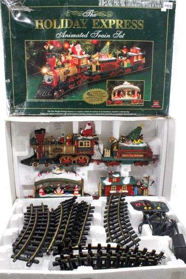 The "Holiday Express" Animated Train Set - Bunting Online Auctions