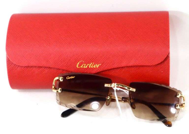 Cartier Paris 135 CT00920 Made in France Sunglasses with Case ...