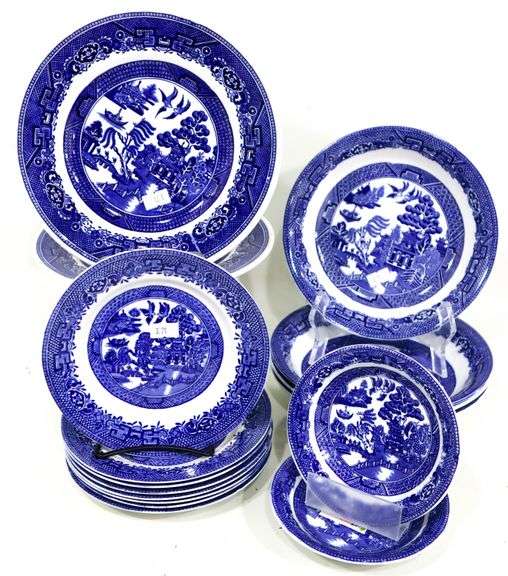 Vintage John Steventon & Sons Royal Willow Venton Ware - and - Allerton ...