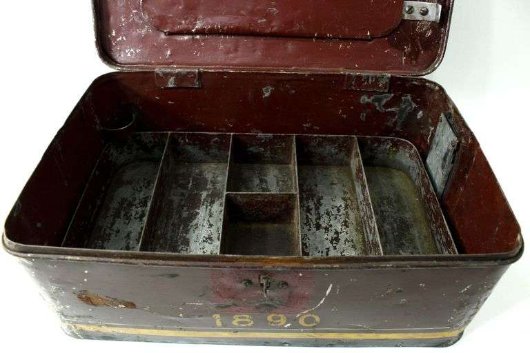 Antique Pennsylvania Railroad 1890 Painted Metal Conductor / Ticket ...