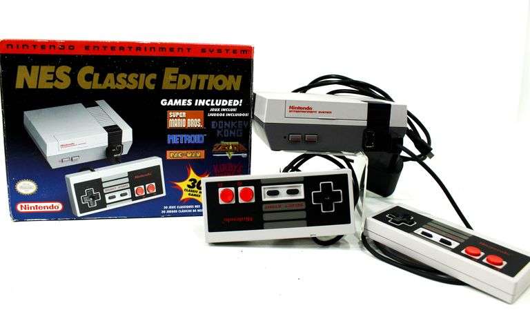 Nintendo NES Classic Edition Entertainment System - Bunting Online Auctions