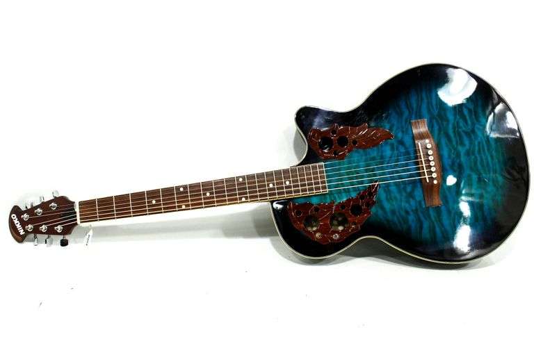 Nikko Model No. 4193 Bowl Back Ovation Style Acoustic Guitar in Marine ...