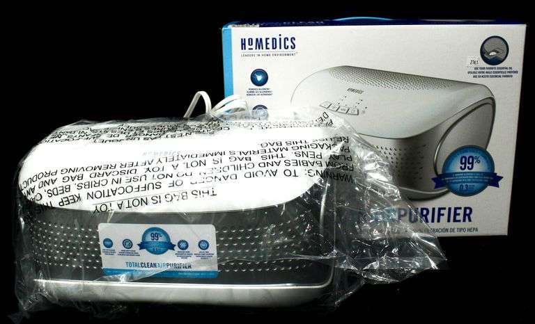 HoMedics Total Clean Air Purifier T7 U - Bunting Online Auctions