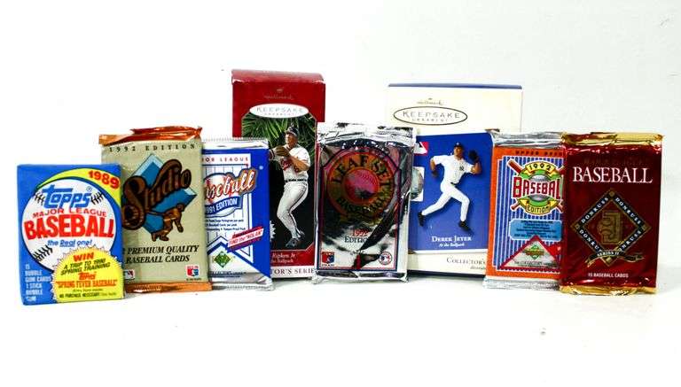 Baseball Trading Cards - and - Hallmark Keepsake Sports Figures ...