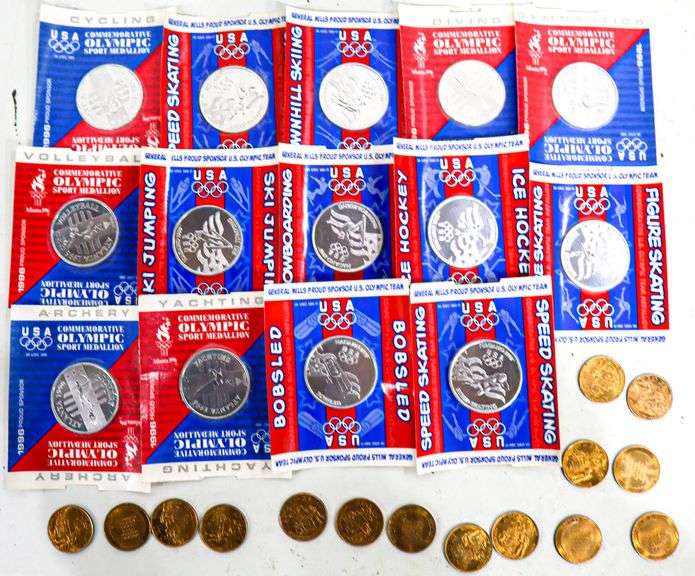 Apollo XI Moon Landing tokens , and 1969 General Mills Olympic tokens ...