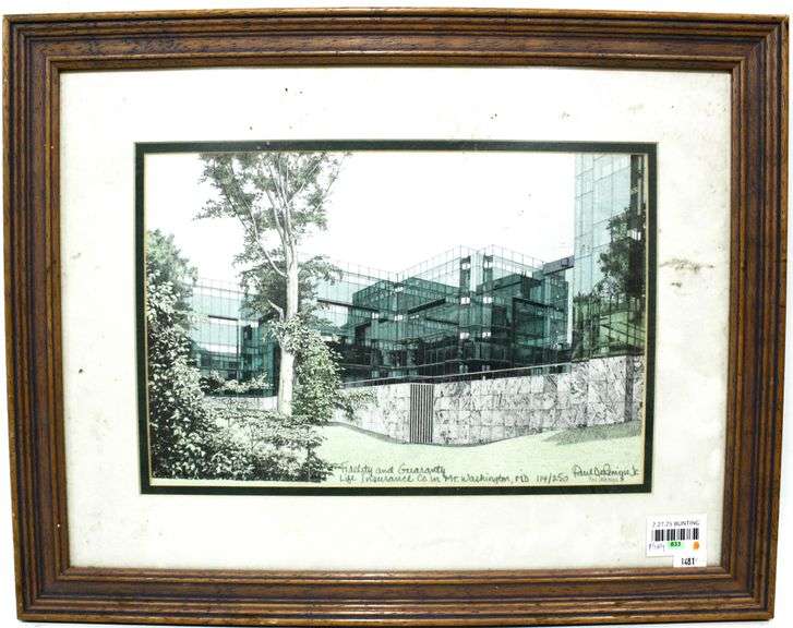 Signed and Numbered 114/250 Limited Edition "Fidelity and Guaranty Life ...