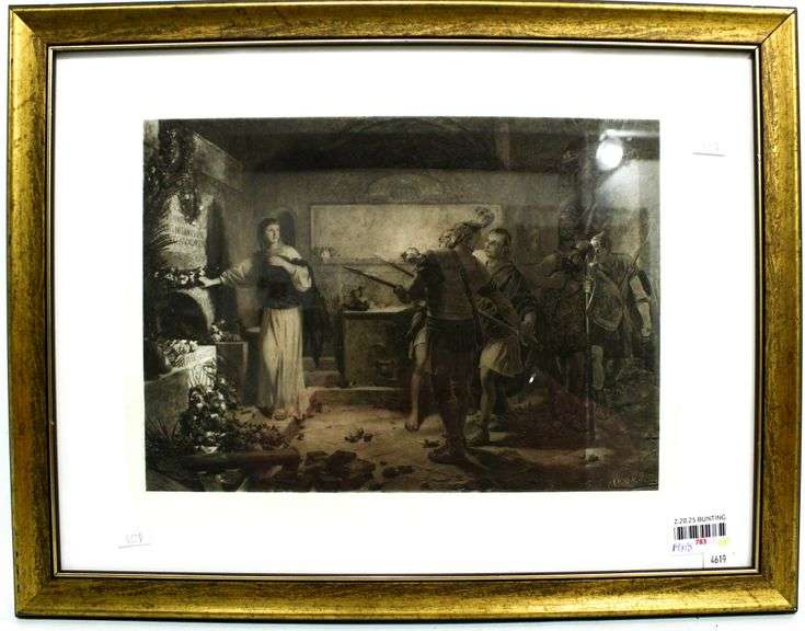 "The Martyr's Daughter" Guards Arrest Eleonore Mayr Baur by Albert Baur ...