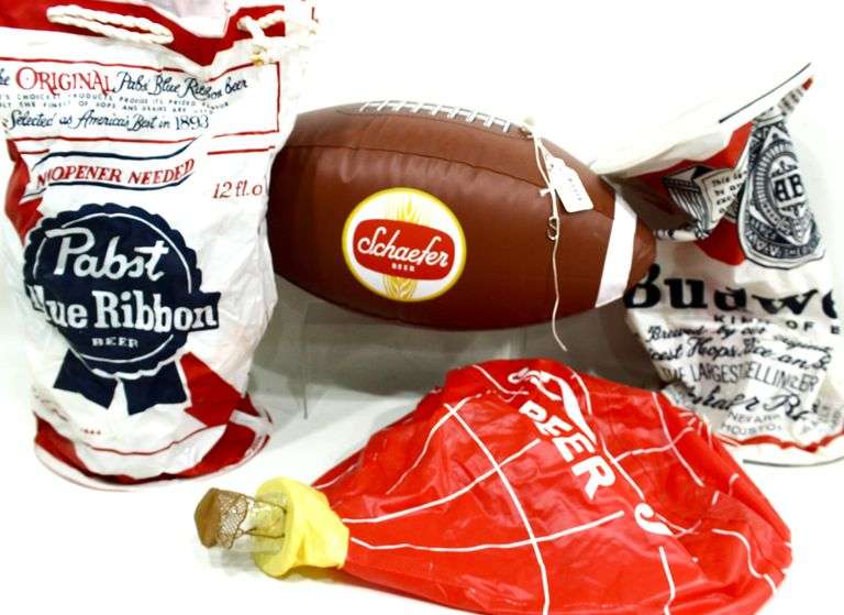 Vintage Beer Collectables Pabst Blue Ribbon, Schaefer and Falls City ...