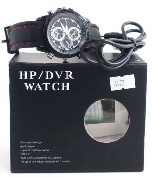 HP/DVR Watch MP3 Player - Bunting Online Auctions