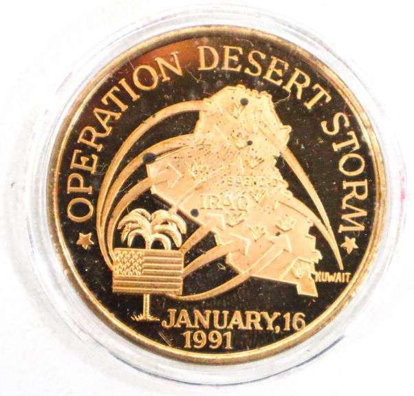 82nd Airborne , Operation Desert Storm " Challenge " coin - Bunting ...