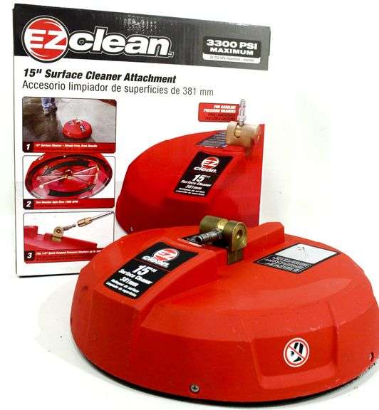 EZ Clean 15" Surface Cleaner Attachment - Power Washer Attachment ...