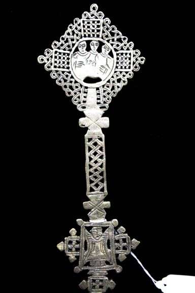Ethiopian Coptic Processional Cross - Handcrafted Church Artifact. 10 ...