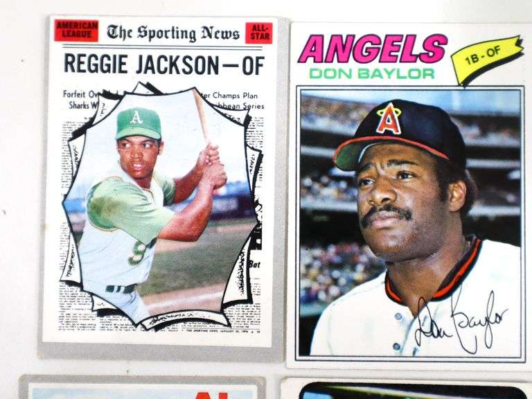 Baseball Sports Trading Cards: Reggie Jackson Topps 459 Sporting News ...