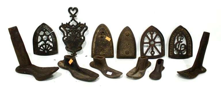 Vintage Cast Metal Utilitarian Art Objects - Cobbler Shoe Forms ...