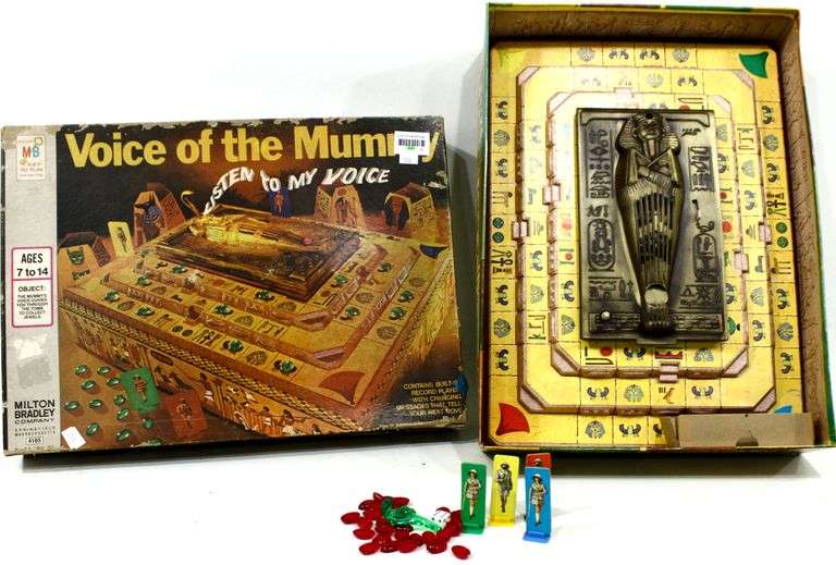 Vintage Voice of the Mummy Board Game - Milton Bradley Co. - Bunting ...