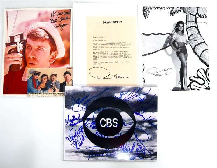 Autographs ! , Dawn Wells , ( Mary Anne from Gilligans Island ) Bob ...