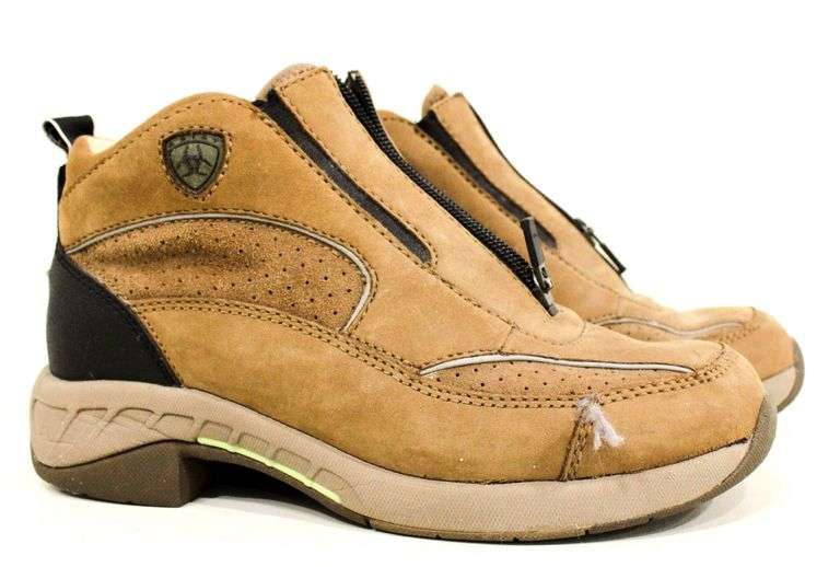 Women's Ariat ATS Technology Brown Boots size 7.5 - Bunting Online Auctions