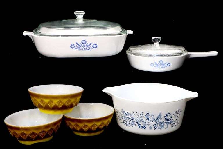 Corning Ware Glass Oven to Tableware Made in U.S.A. - and - Fire King by Anchor Hocking Ovenware ...