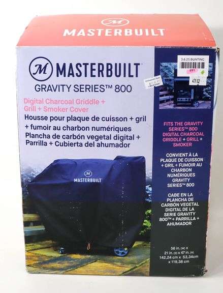 Masterbuilt Grill Cover fits Gravity Series 800, 56"x21"x47" - Bunting ...