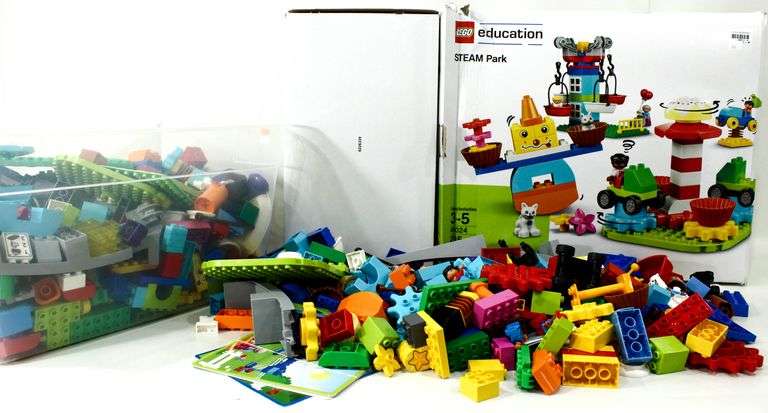LEGO Education Steam Park 45024 Building Block Toy with Bin. - Bunting ...