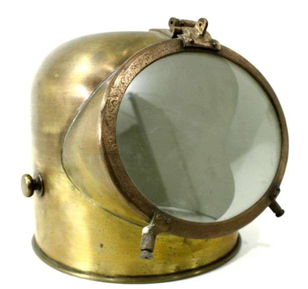 WW2 vintage Brass Liberty Ship Binnacle cover , ( Fits over the ship's ...