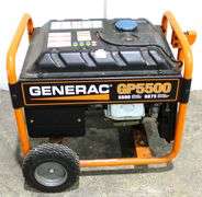 Generac GP5500 Generator with Cart Stand - Bunting Online Auctions