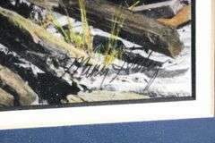 "Sunrise, Moonset" Hand-Painted Black & White Photograph by Mary E ...
