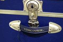 Concourse Blue Storage Trunk - 12 x 30 x 16 - Bunting Online Auctions