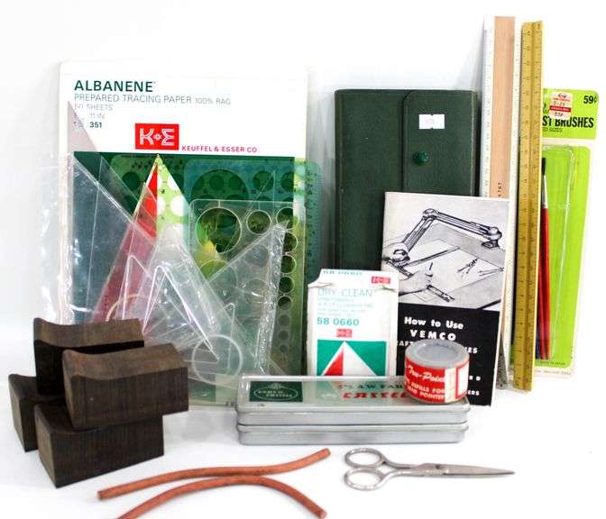 Drafting / Drawing Supplies - Tracing Paper, Shape Guides, Vemco ...