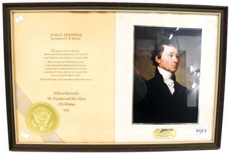 Portrait - James Monroe by Samuel F. B. Morse - Gallery Presentation ...