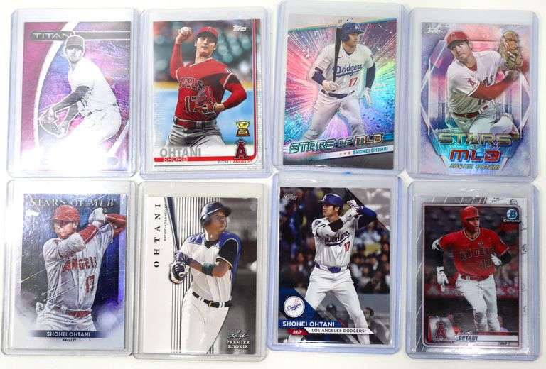 Shohei Ohtani Baseball Cards Includes Topps Chrome #58, Topps #100 ...