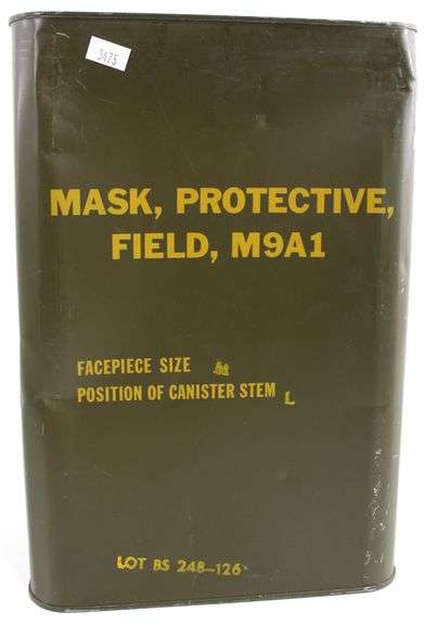 Protective Field Mask M9A1 - Bunting Online Auctions