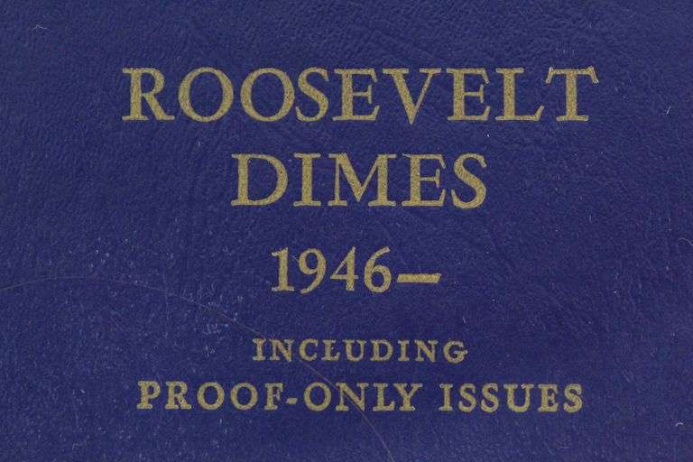 Roosevelt Dimes Complete Collection Deluxe Book. Includes 48 Silver ...
