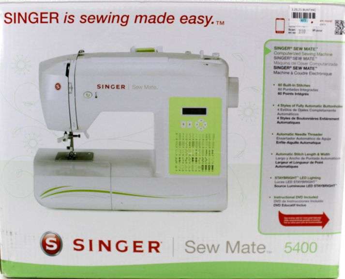 Singer Sew Mate 5400 - Bunting Online Auctions