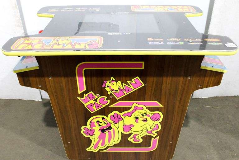Arcade 8255 1-Up Head to Head Ms. Pac-Man 8-in-1 Table Game - Bunting ...