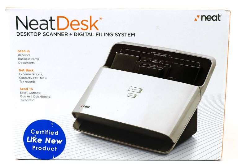 Neat Desk Desktop Scanner & Digital Filing System. - Bunting Online ...