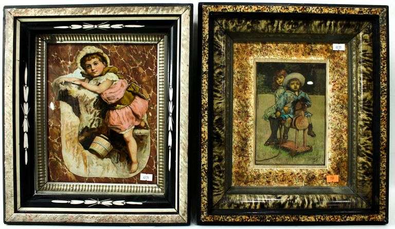 Vintage Victorian Art - Two - Bunting Online Auctions