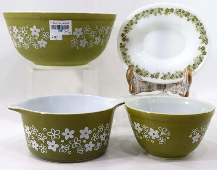 Pyrex "Spring Blossom / Crazy Daisy" Glass Bake, Prep, and Serve Ware ...