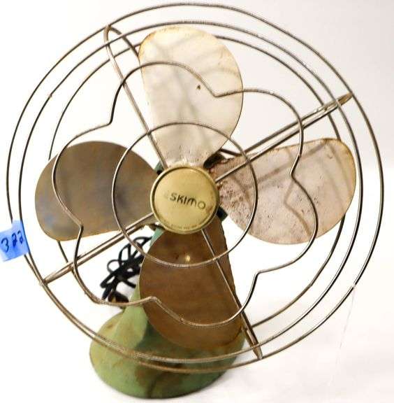 Vintage 1940s "Eskimo" Model 101003 40W Oscillating Table Fan by McGraw ...