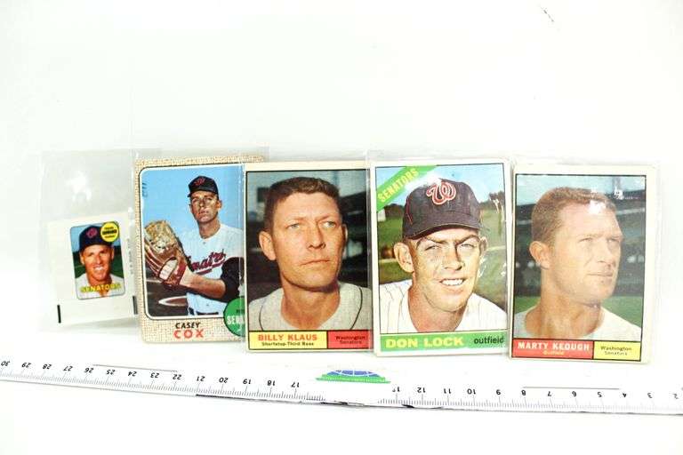 Washington Senators Topps Baseball Cards 1961 Marty Keough #146, 1965 ...