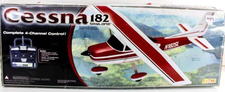 Cessna 182 Skylane Remote Control Model Airplane - Bunting Online Auctions