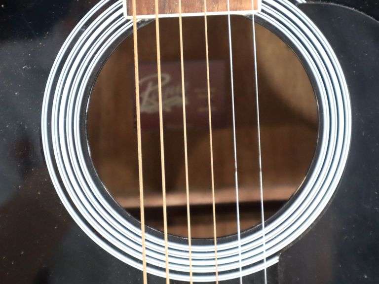 Rogue Fine Instruments Black 6 Strings Acoustic Guitar. - Bunting ...